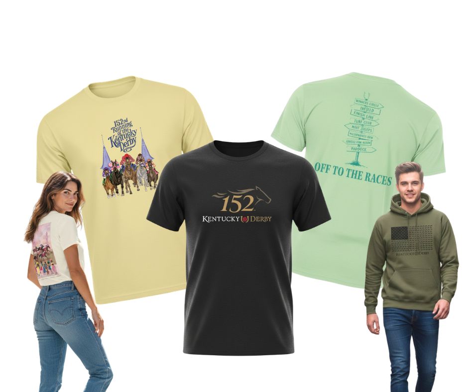 Derby Apparel | Kentucky Derby 152 Shirts & Souvenirs