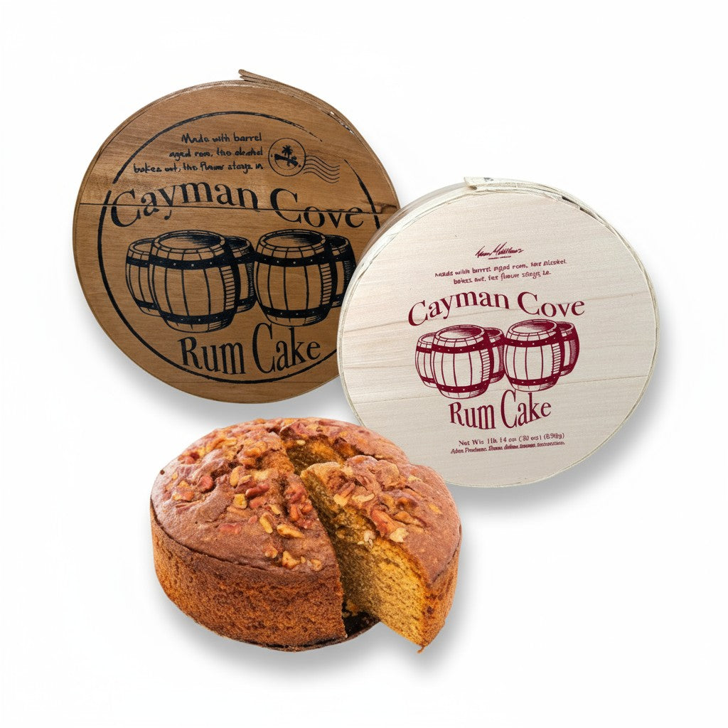 Cayman Cove Rum Cake | Spiced Rum & Pecan Cake (2 Sizes)